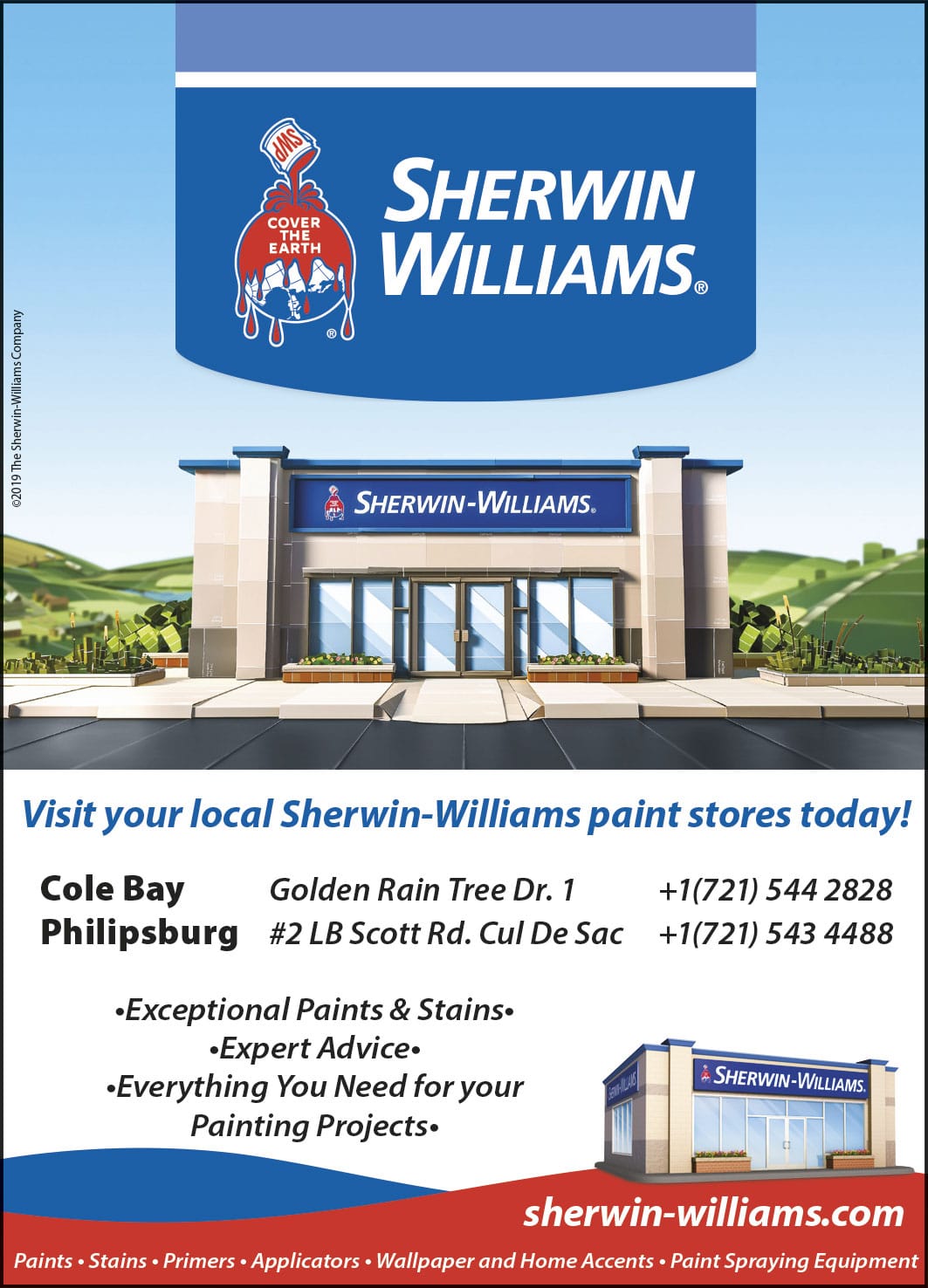 SHERWIN WILLIAMS - St Maarten Telephone Directory