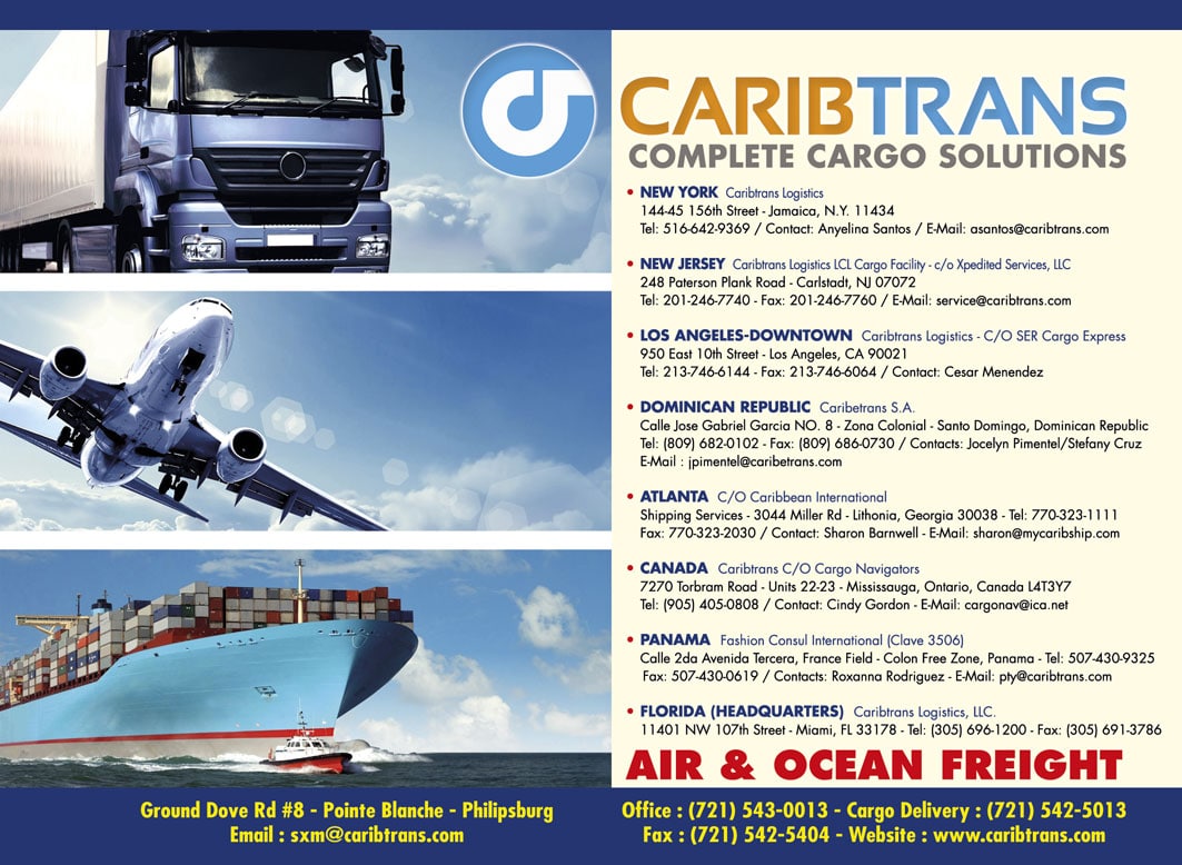 CARIBTRANS TRANSPORTATION - St Maarten Telephone Directory